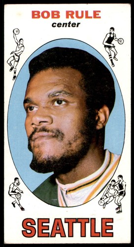 1969-70 TOPPS BOB RULE RC SEATTLE SUPERSONICS #30A | eBay