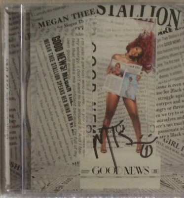 MEGAN THEE STALLION Autographed/Signed GOOD NEWS CD - Rare! | eBay
