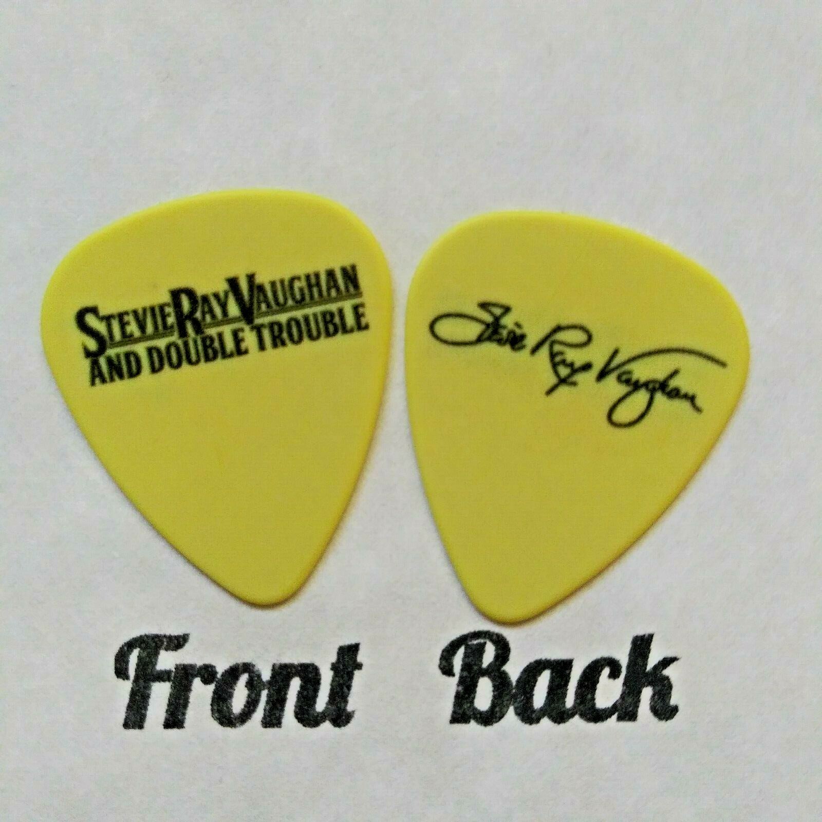 STEVIE RAY VAUGHAN SRV band signature novelty guitar pick- (s-2292) | eBay