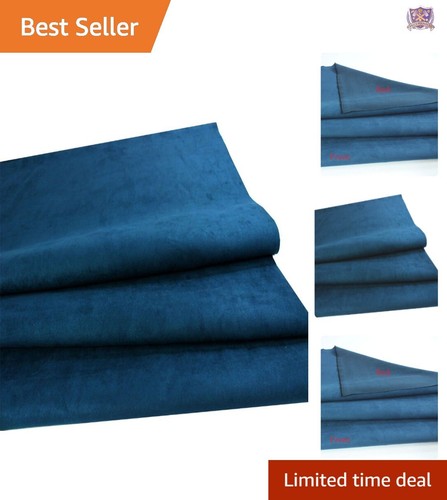 Soft Polyester Microsuede Fabric 1 Yard, 58/60" Width in Elegant Royal ...