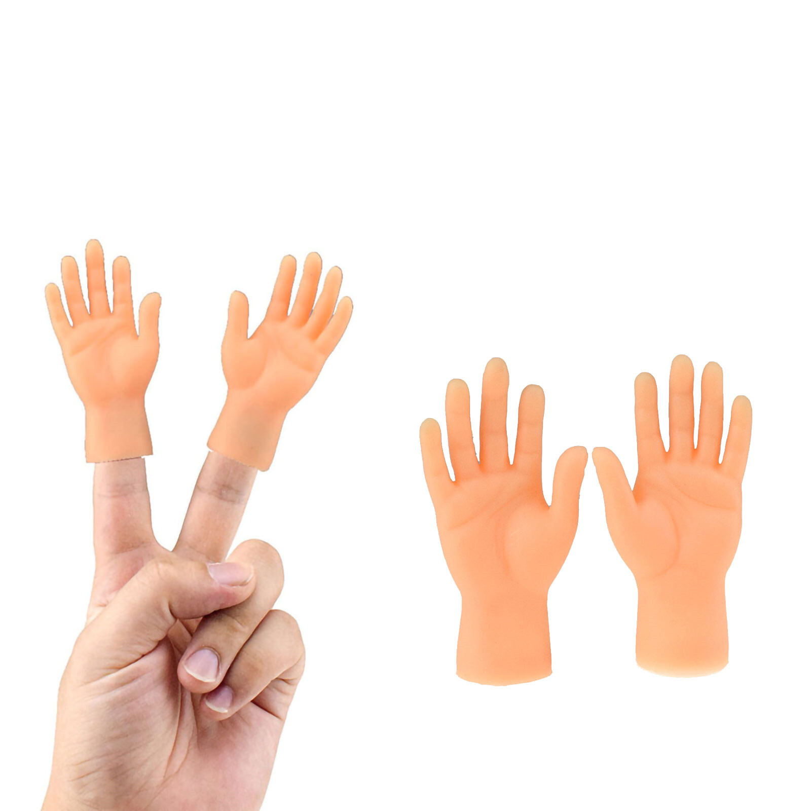 Puppets with Sticks on Hand Finger Puppet Novelty Funny Mini Left ...