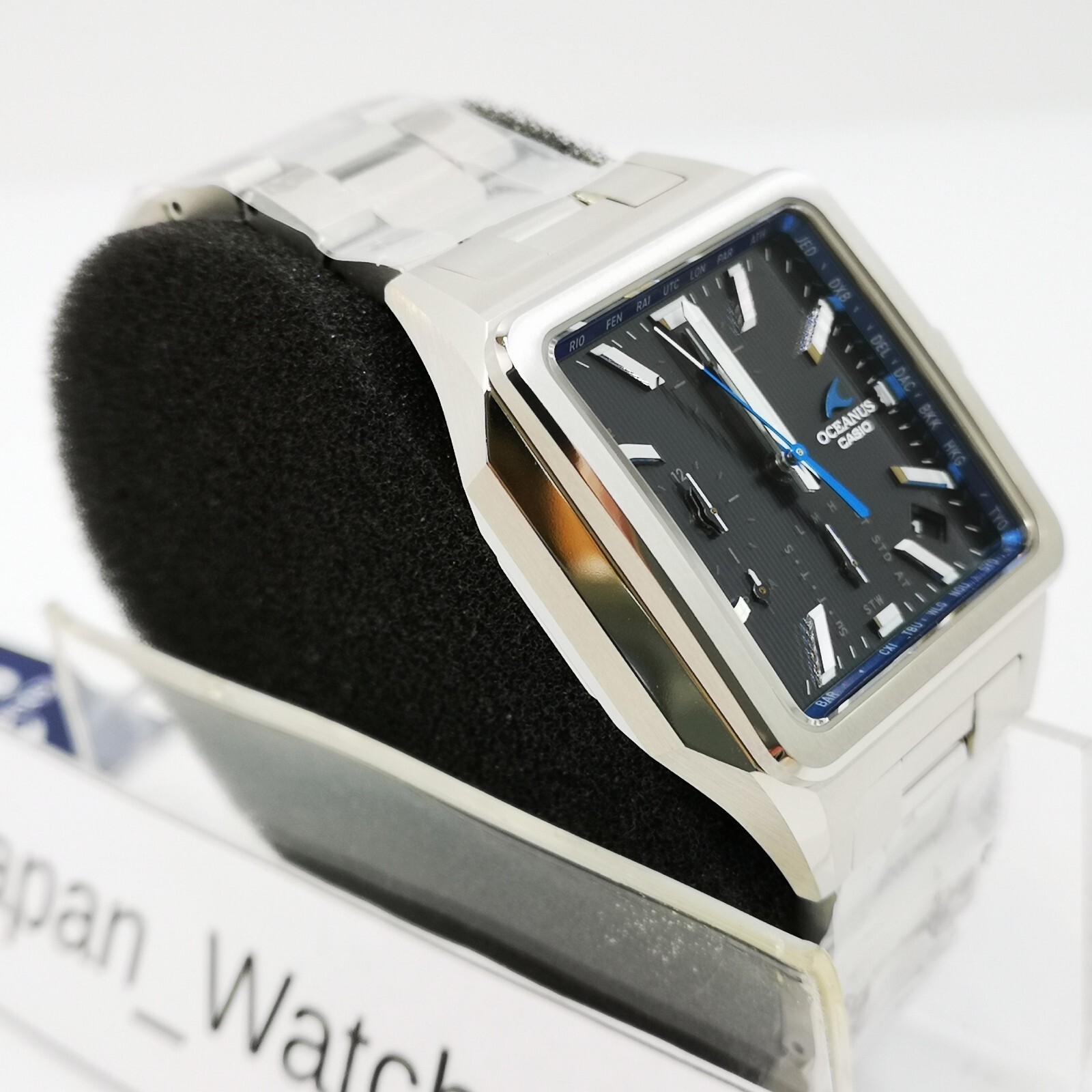 CASIO OCEANUS Classic Line OCW-T5000-1AJF Black Bluetooth Men's Watch ...