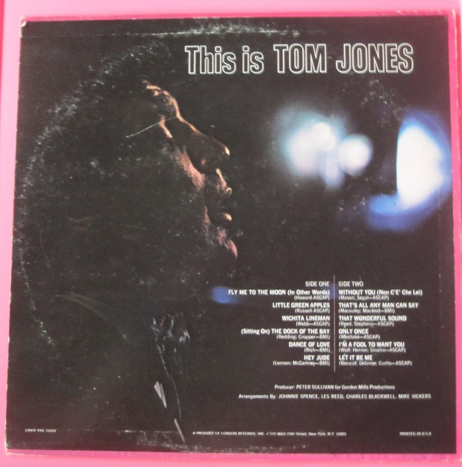TOM JONES - THIS IS TOM JONES - LP Record vinyl album | eBay