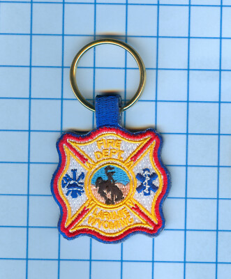 Fire Patch - Wyoming - Laramie Fire Dept key chain | eBay