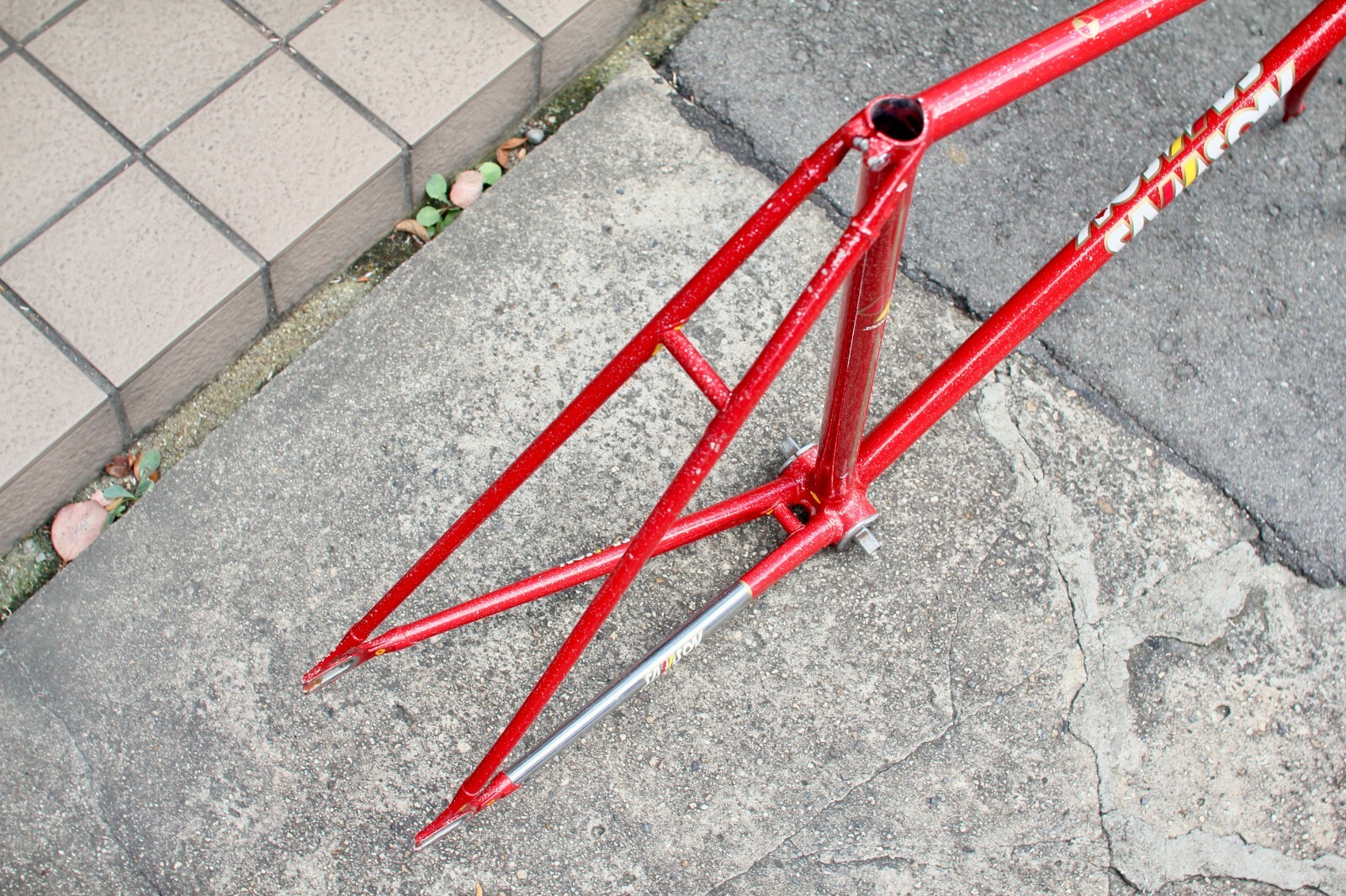 KAMIYAMA RED SAMSON NJS KEIRIN Pista Frameset 54.5cm | eBay