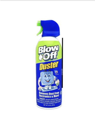 8 oz. Canned Air Duster All-Purpose Cleaner Computer Part Cleaning Dust ...