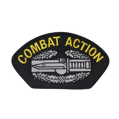 Combat Action US Army Embroidered Iron On Patch - Military 23-D | eBay