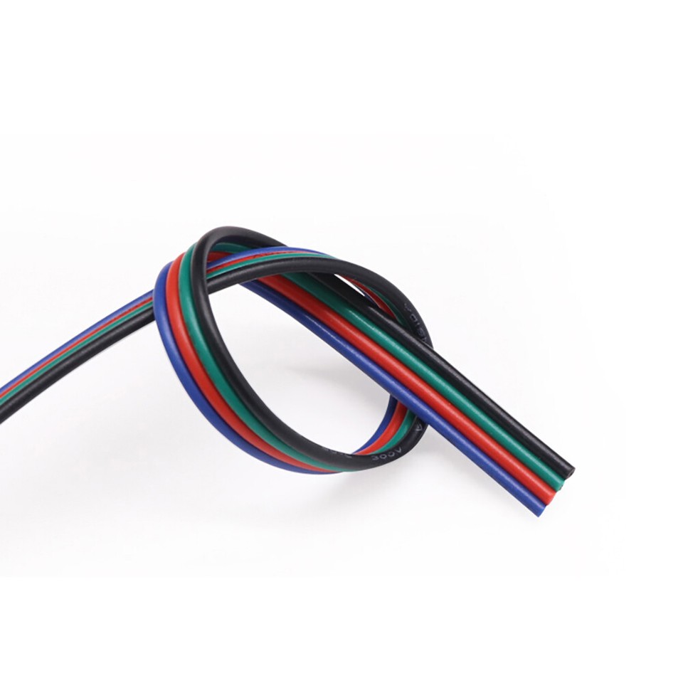 2P/3P/4P/5P/6P Flat Ribbon Cable 22AWG 20AWG 18AWG Electronic Extension ...