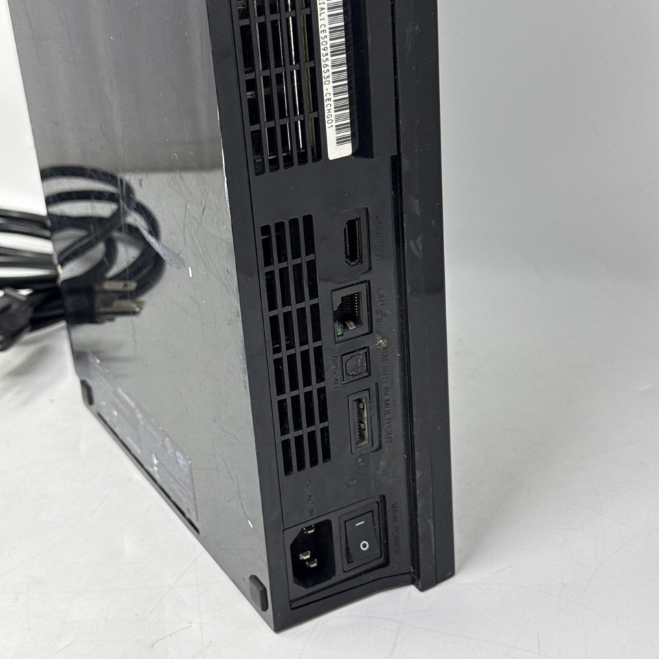 Tested Working Sony Playstation 3 PS3 CECHG01 80GB Console Cables ...