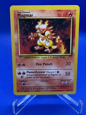 Magmar 36/102 - Base Set - Pokemon Card | eBay