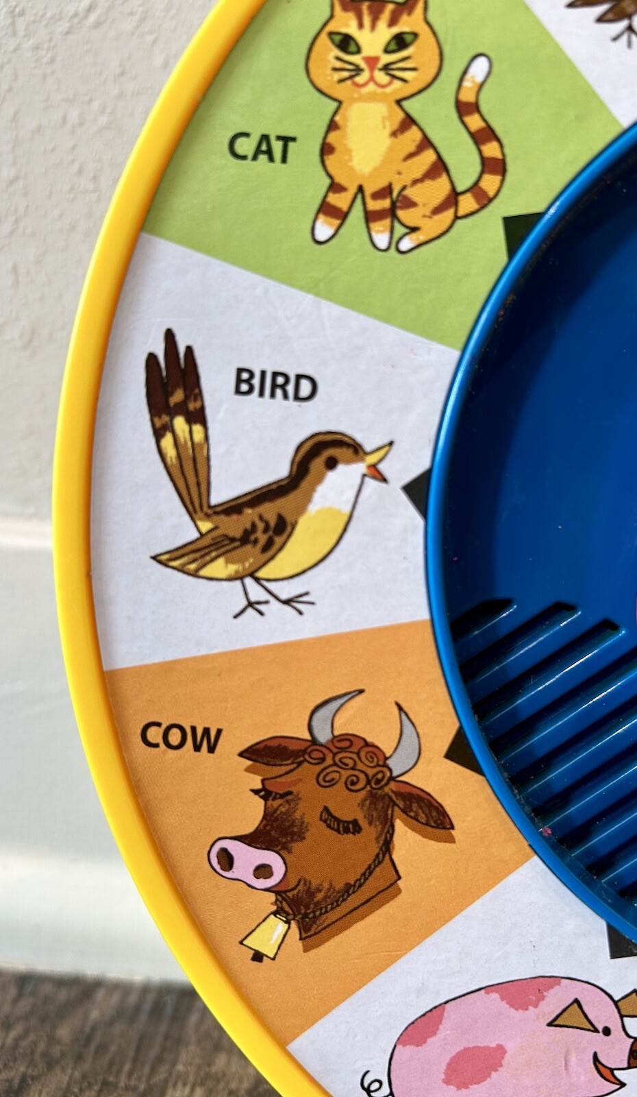 VTG. 1983/84 MATTEL THE FARMER SAYS SEE N SAY ANIMAL SOUNDS PULL STRING ...