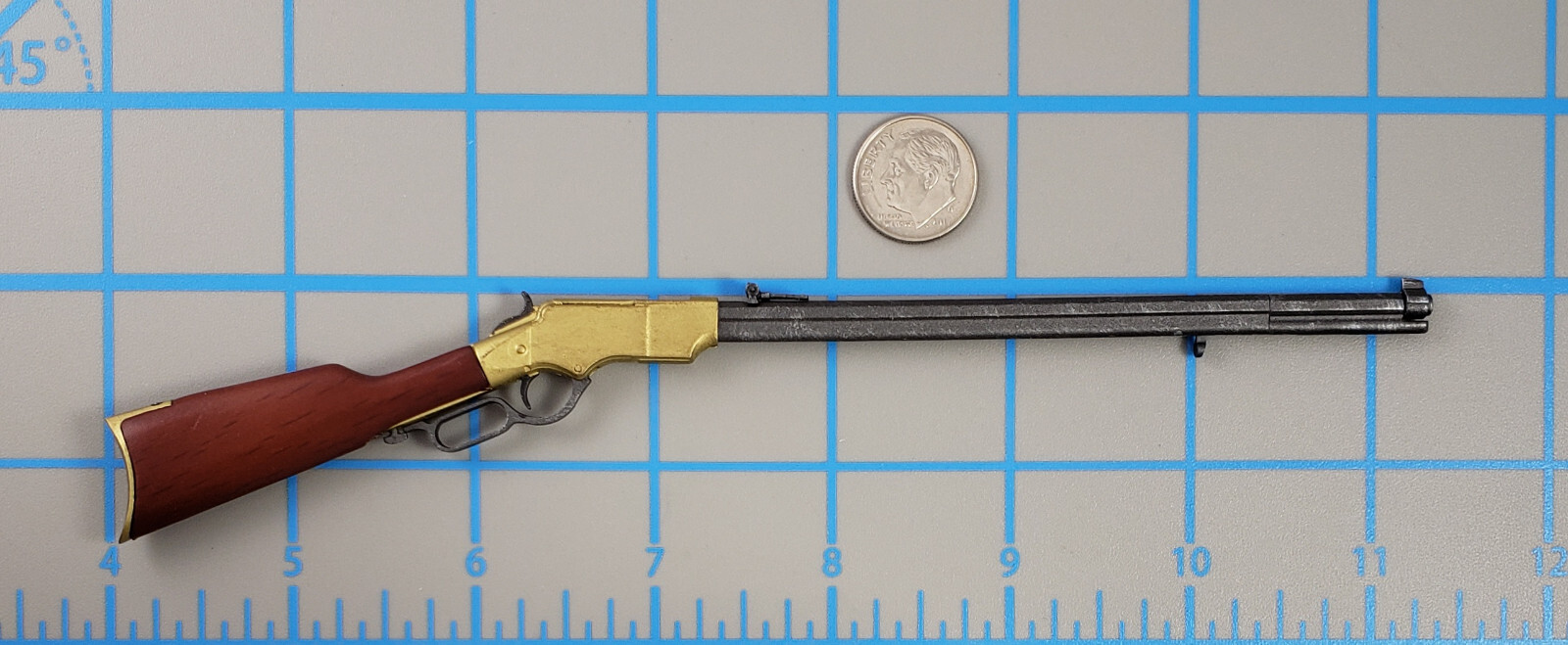 DID John Dunbar US civil war union metal & wood rifle 1/6 scale toys ...