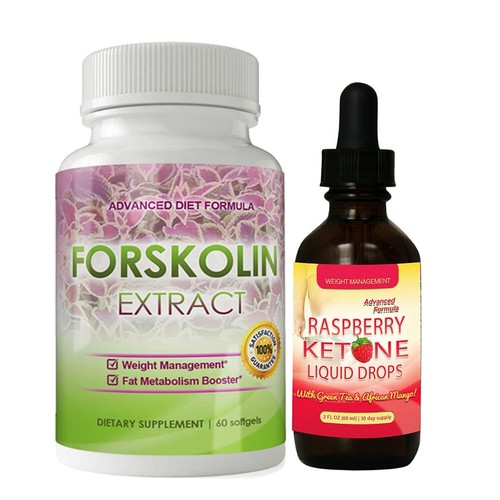 Forskolin Extract Weight Loss Capsules & Raspberry Ketone Fat Burn ...