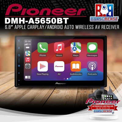 Pioneer DMH-A5650BT 6.8″ Apple CarPlay/Android Auto Wireless AV ...