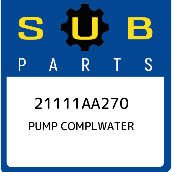 21111AA270 Pump Complwater Subaru Genuine OEM Part for sale online | eBay