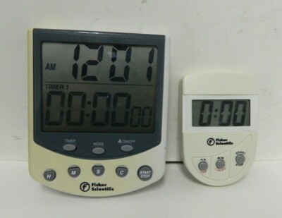 Fisher Scientific Traceable Three-Channel Alarm Timer & Benchtop Timer ...