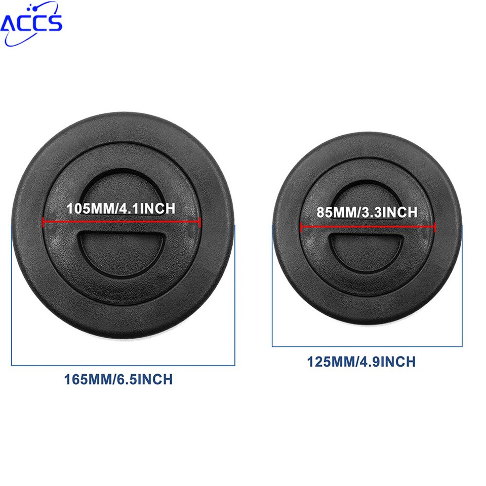 Wheel/Gooseneck Bed Plug Covers Kit For 2014-2019 Ram 2500 3500 5th ...