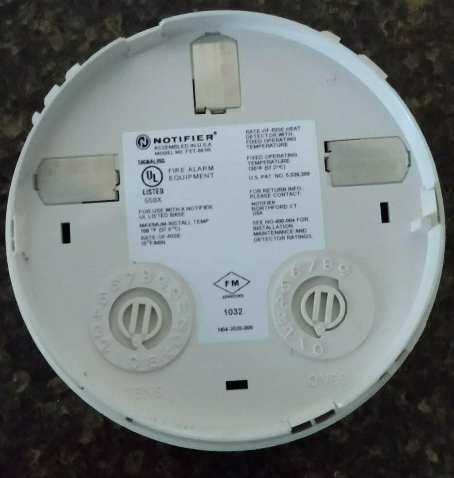 NEW Honeywell Notifier Heat Detector Head Fire Alarm Equipment FST-851R ...