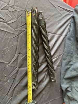 Twisted Metal Black Struts Chopper Bobber 9 3/4” Rear Motorcycle Struts ...