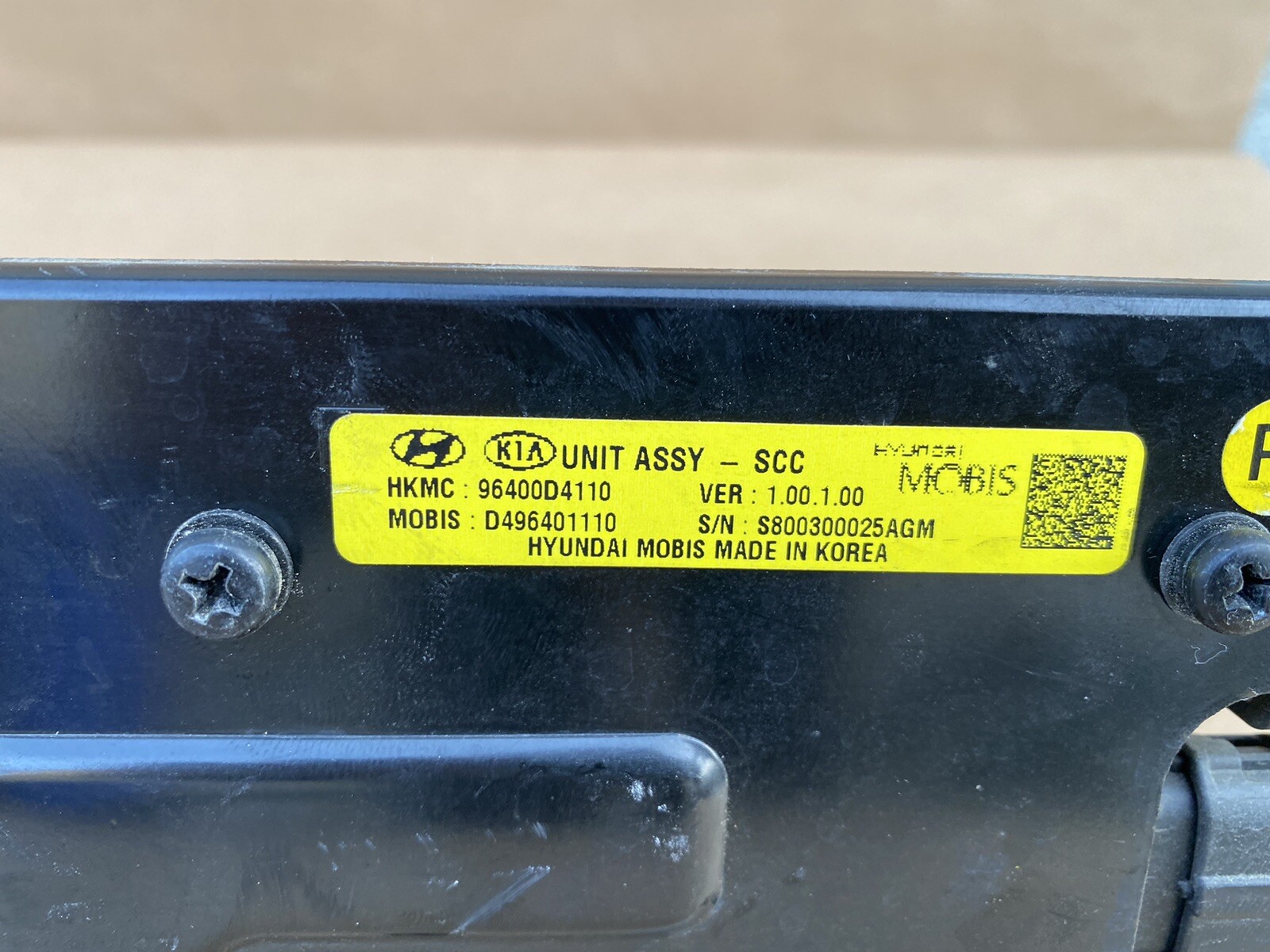 2017-2019 Kia Optima Adaptive Cruise Control Distance Radar Sensor ...