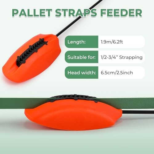 Pallet Straps Feeder, 74'' Length Flexible Pallet Strapping Converyor ...