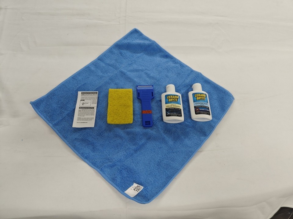 Cerama Bryte Complete Cooktop Cleaner Kit - Includes Cerama Bryte Glass ...