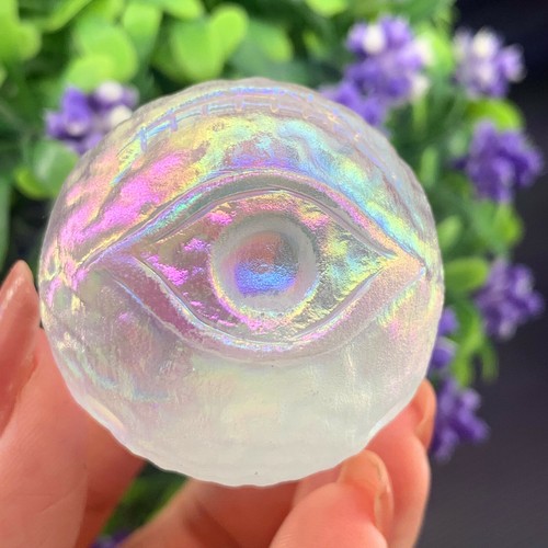 Rainbow Titanium Quartz sphere moon ball crystal CARE satellite CARE ...