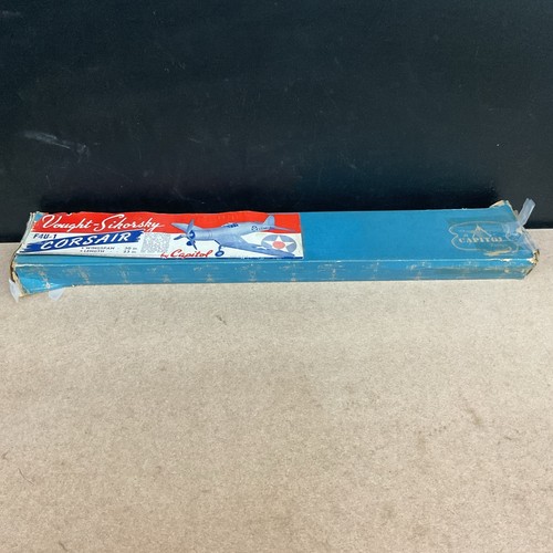 Capitol Model Aircraft Co. Vought-Sikorsky Corsair F4U-1 Wood Model Kit | eBay