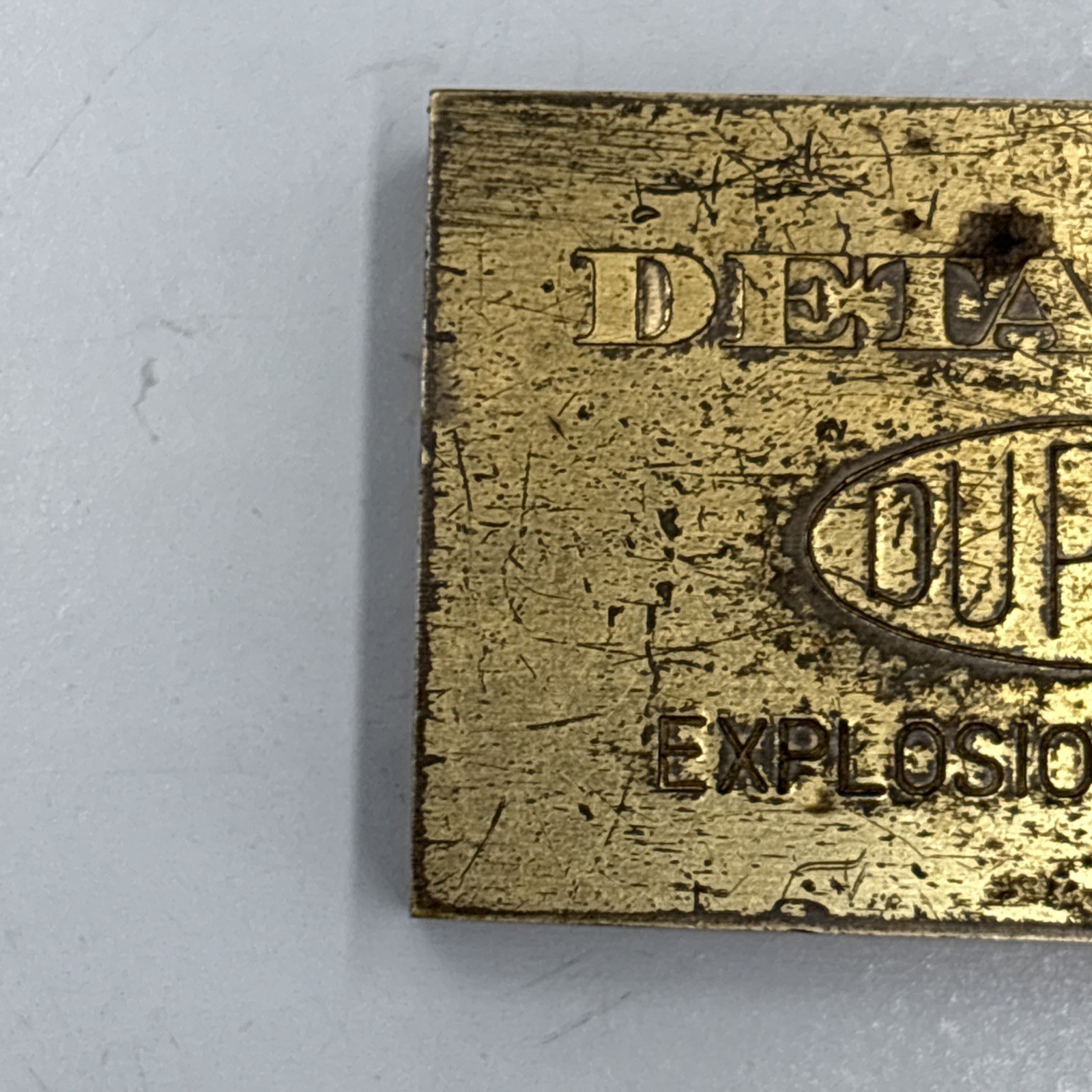 Vintage RARE DETACLAD Dupont Explosion bonded ingot Sample Circa 1964 ...