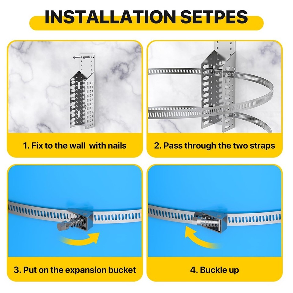 Expansion Tank Mounting Bracket for Hot Water Heater,Thermal Expansion ...
