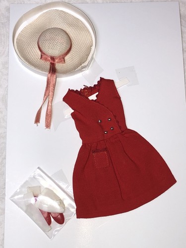 12” Vintage Mattel Barbie Skipper Clothing “Red Sensation” Dress & Hat ...
