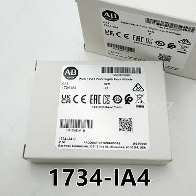 New Sealed AB 1734-IA4 Allen-Bradley Point I/O 4 Point Digital Input ...
