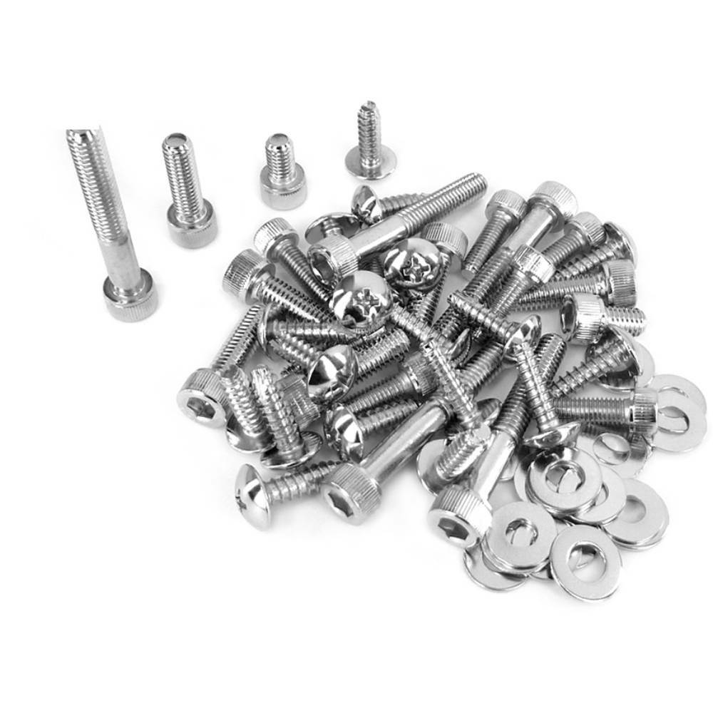 Kit Complet Vis Décoratif ergal Chrome MBK 50 Booster Track | eBay