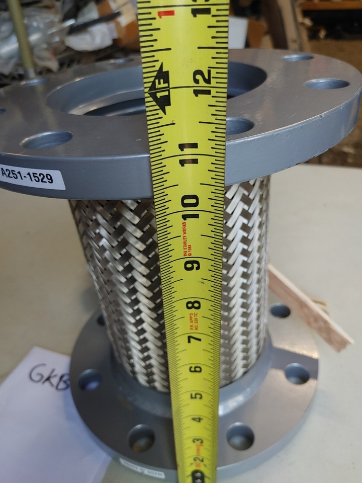 Stainless Steel Vibration Eliminator Braided w/ Floating Flange A251 ...