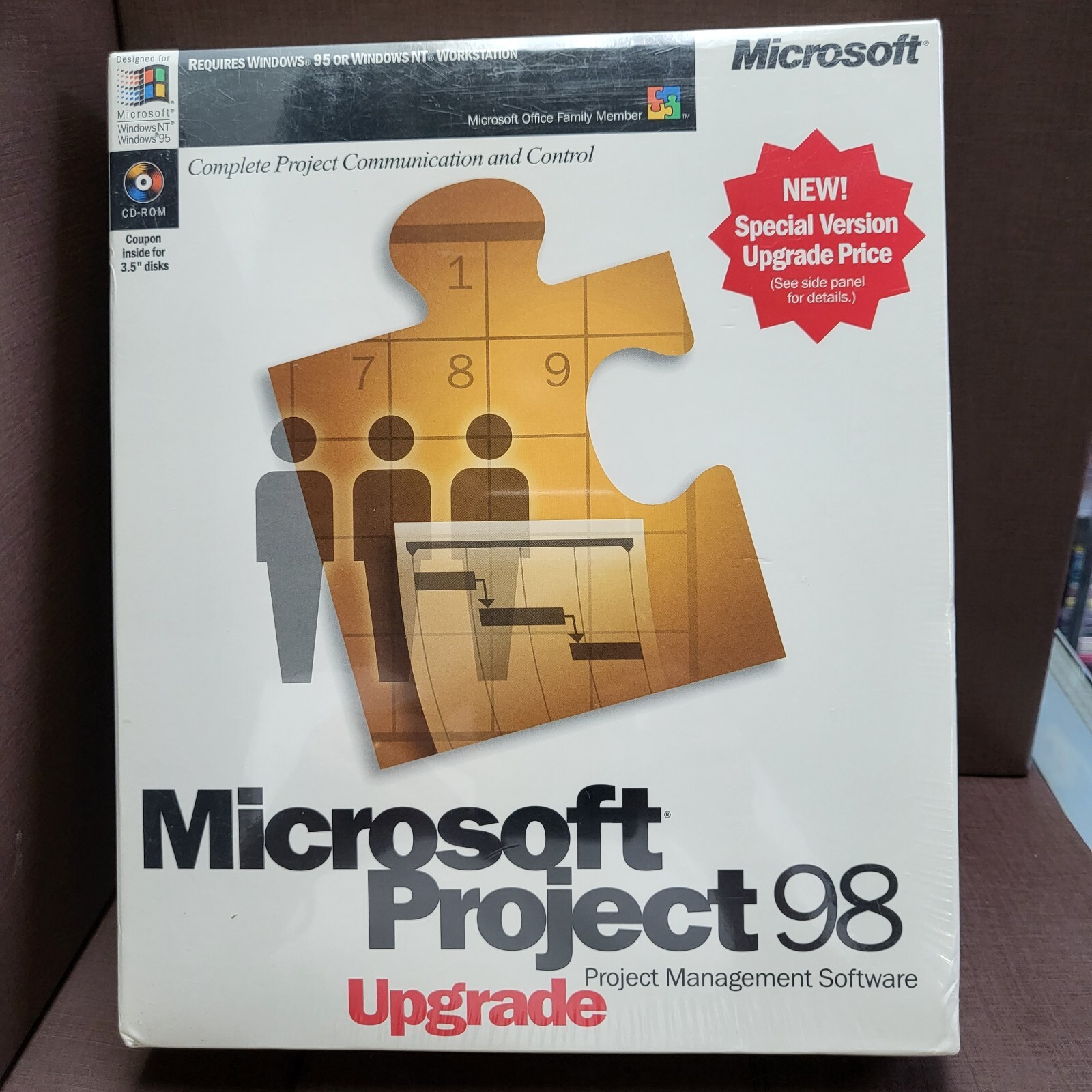 Microsoft Project 98 Upgrade _ Retail Box | eBay