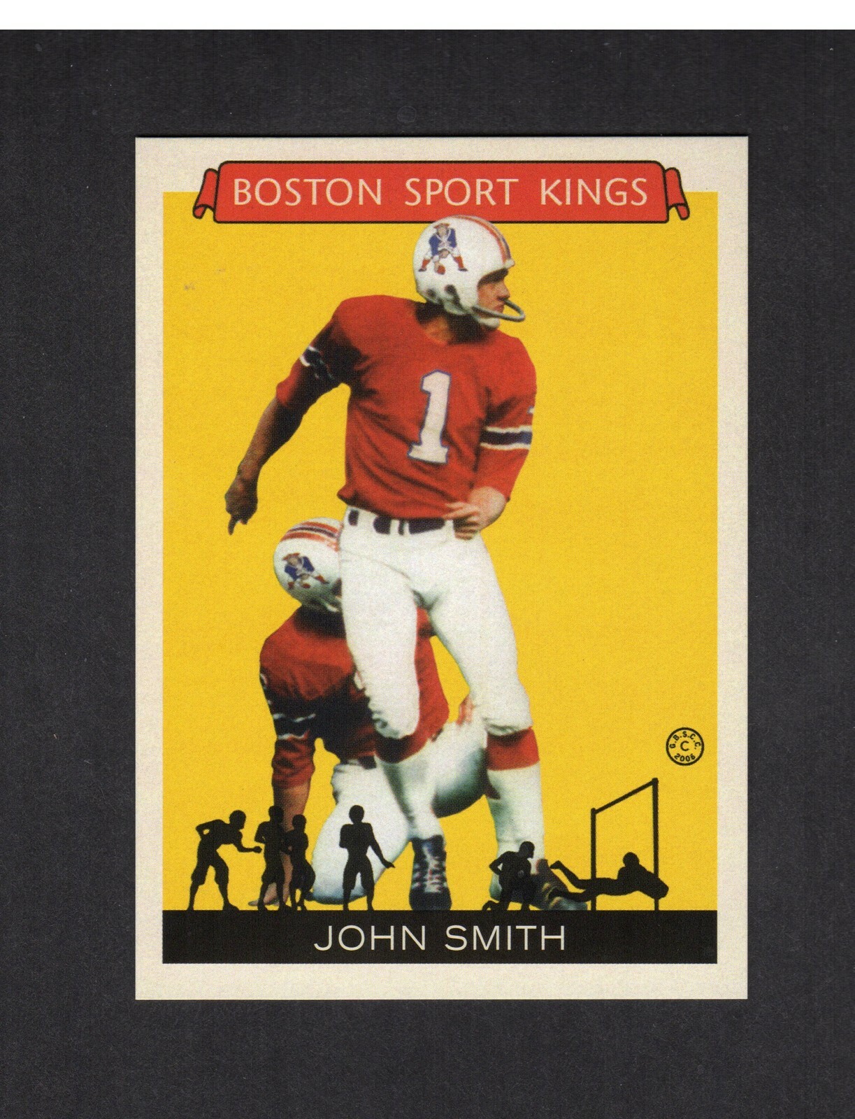 #23 JOHN SMITH, Patriots ~ 2006 GBSCC Convention Boston Sport Kings ...