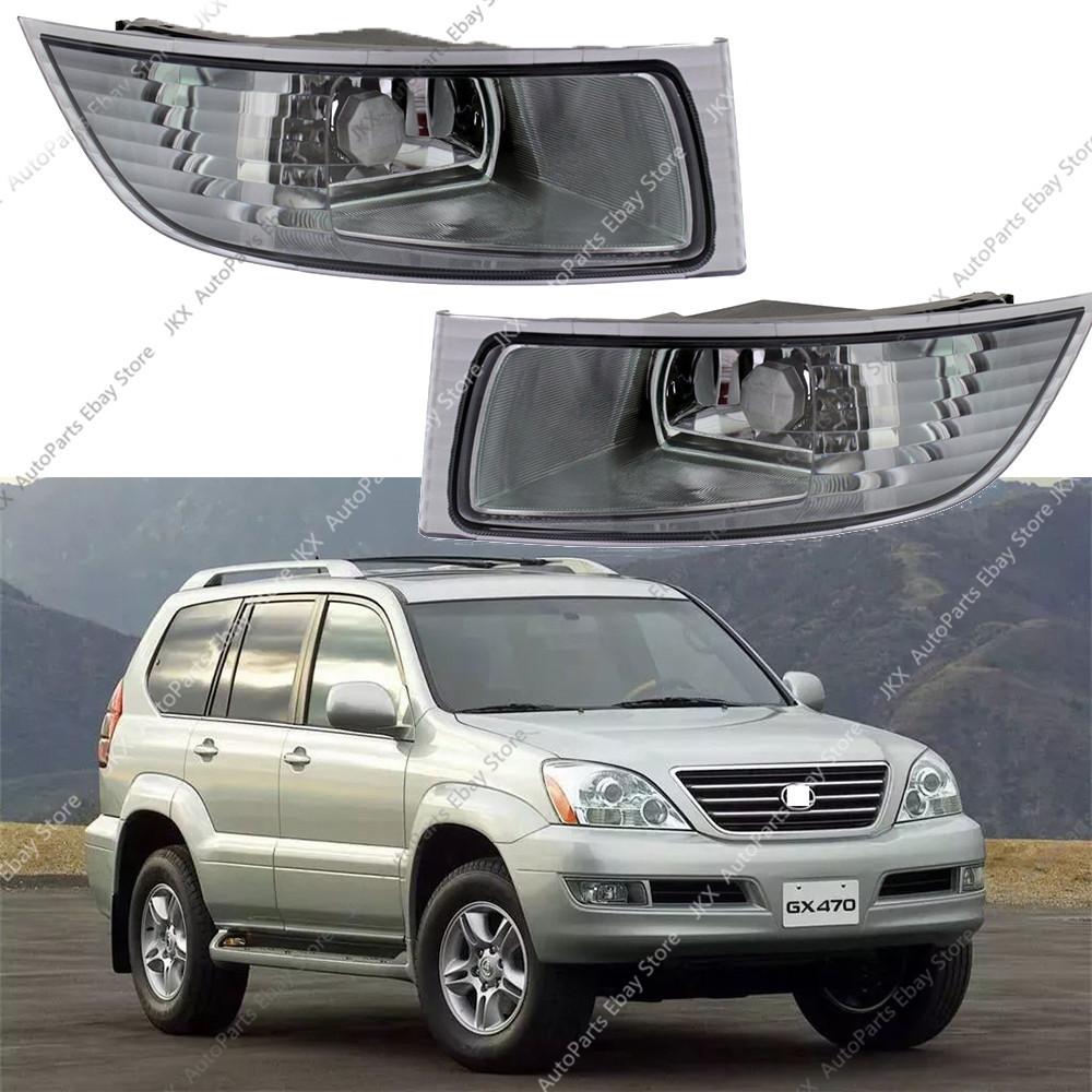 2X Front Bumper Fog Lamp Driving Light k Cover No Bulb For Lexus GX470 ...