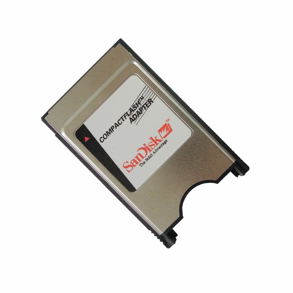 128MB CNC CF Compact Flash card+CF-PCMCIA Adapter For CNC ATA PC ...