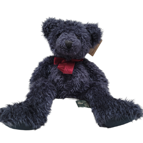 Russ Berrie Barnaby Soft Plush Stuffed Toy Teddie Bear with Red Bow NWT ...