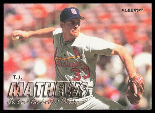 1997 Fleer 448 T.J. Mathews St. Louis Cardinals | eBay