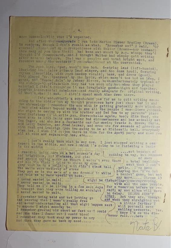 DORIE #16 SF FANZINE SEPT 1969 NATE BUCKLIN APA-45 ST LOUISCON WORLDCON ...