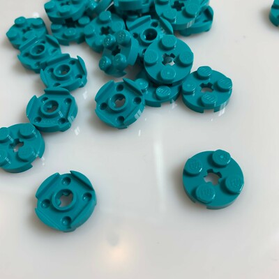 30 per lot NEW LEGO Bright Bluish Green ("Teal") Plates 2x2, Round 4032 ...