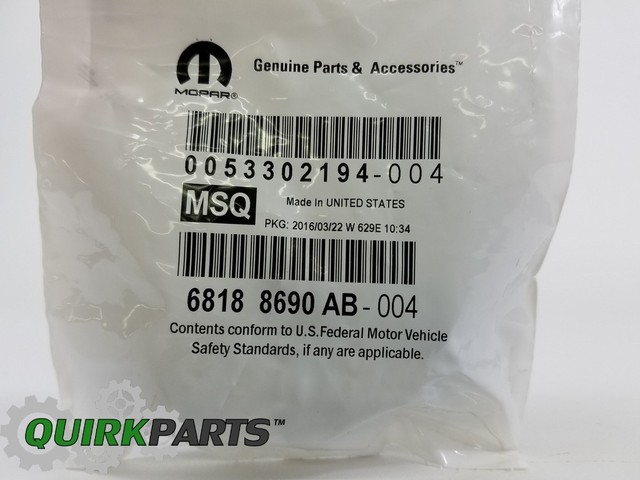 Jeep CHRYSLER OEM 2014 Grand Cherokee Rear Door-overslam Bumper Right ...