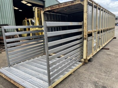 26X8.5FT TWIN DECK LIVESTOCK BOX - CATTLE BOX - TRANSPORT | eBay UK
