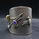 Philander Shanibah Isiah BEGAY Tufa Cast HUMMINGBIRD Cuff BRACELET with ...