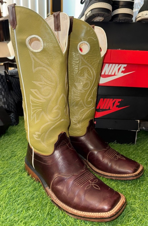 Men’s Olathe Tall Buckaroo Western Cowboy Boots | eBay