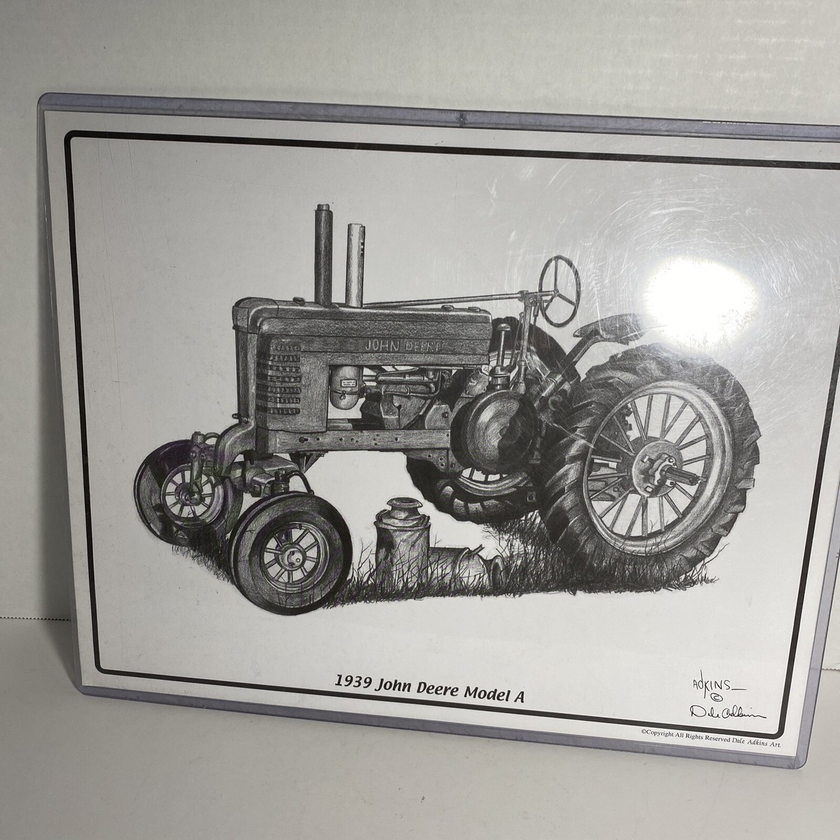 John Deere Farm Tractor Pencil Art John Deere Model H Farm Tractor