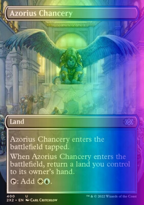 MTG Magic the Gathering Azorius Chancery (400/686) Double Masters 2022 ...