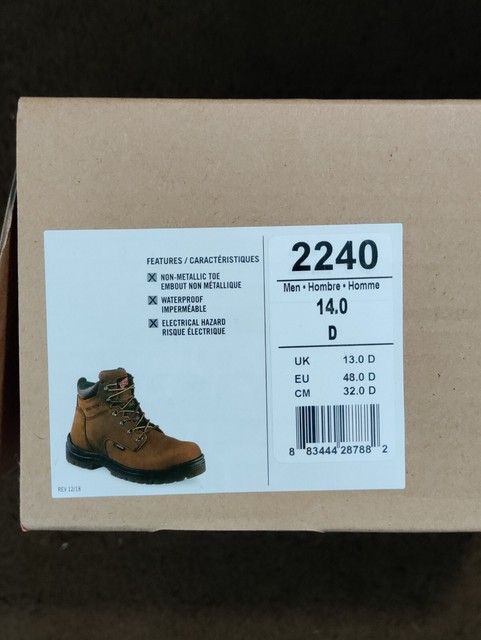 Red Wing 2240 Size 14 D Safety King Toe Waterproof Men’s Work BOOTS ...