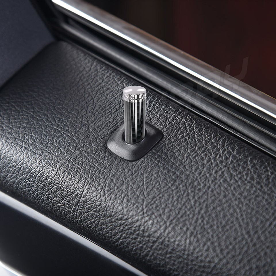 4xUniversal Real Carbon Fiber Interior Door Lock Knobs Pins Handles for ...
